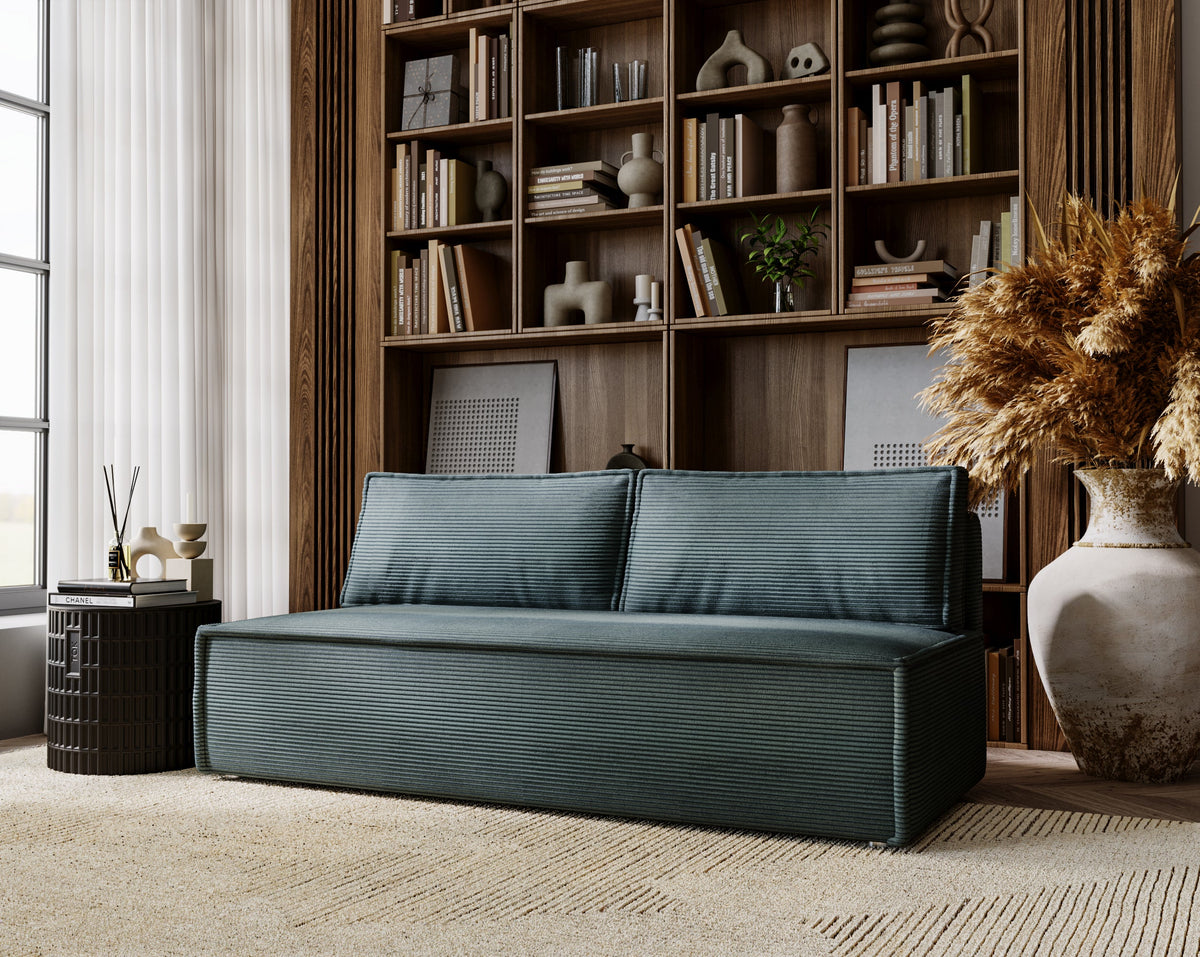 Sofa UNO mit Schlaffunktion und Bettkasten – Wohnideebilder